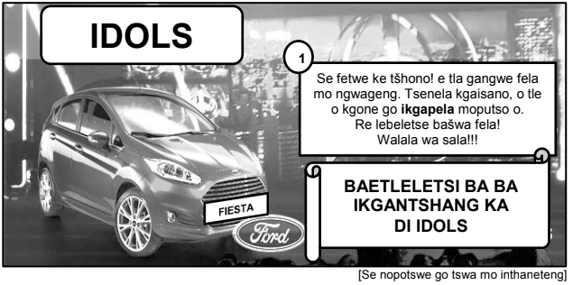 Grade 12 Setswana First Additional Language Past Paper 1