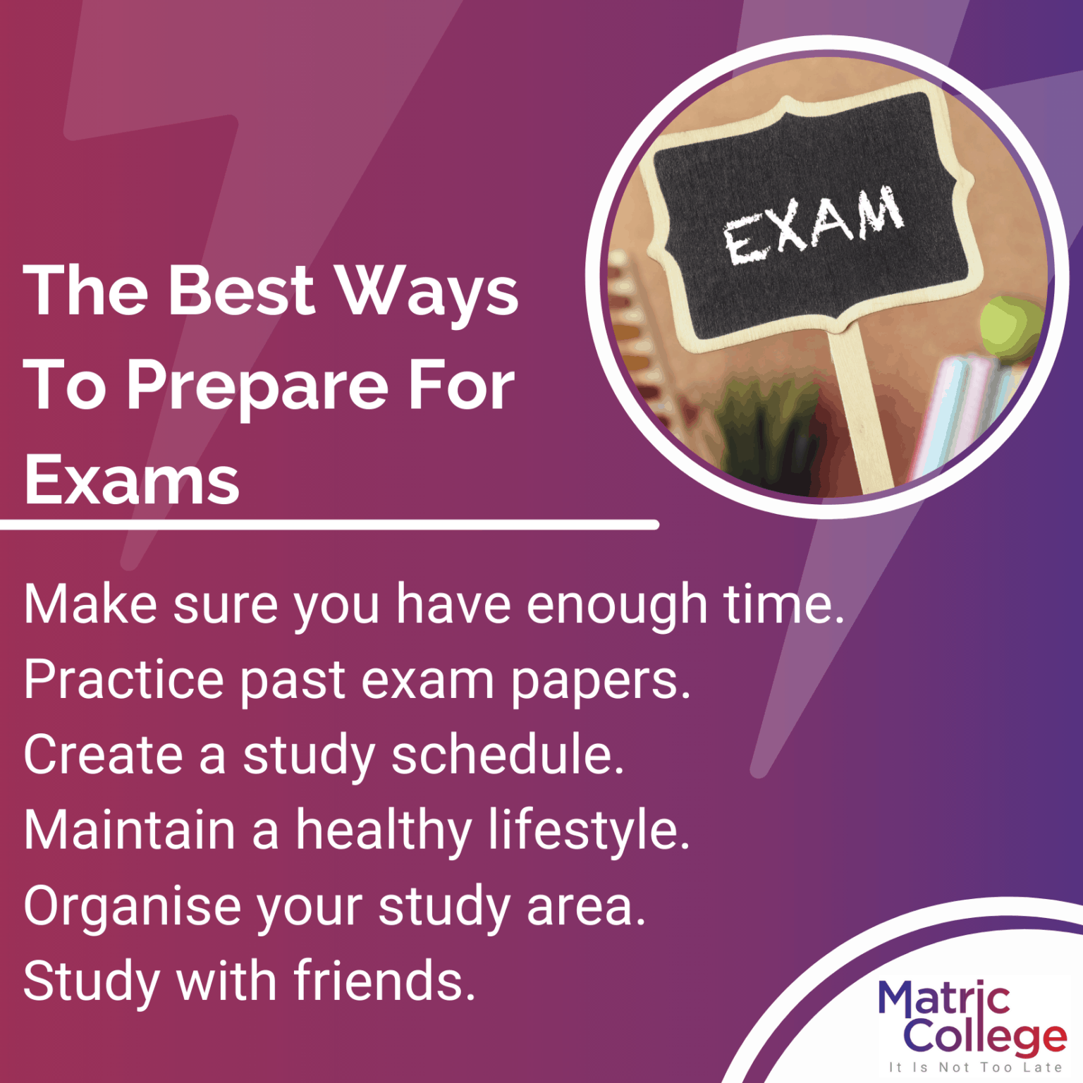 The Best Ways To Prepare For Exams
