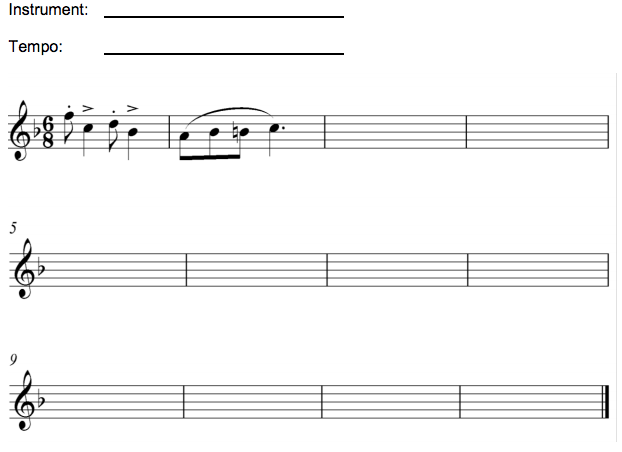 Grade 12 Music Past Paper