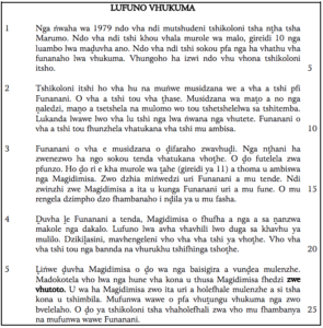 Grade 12 Tshivenda First Additional Language Past Paper