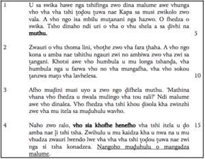 Grade 12 Tshivenda First Additional Language Past Paper