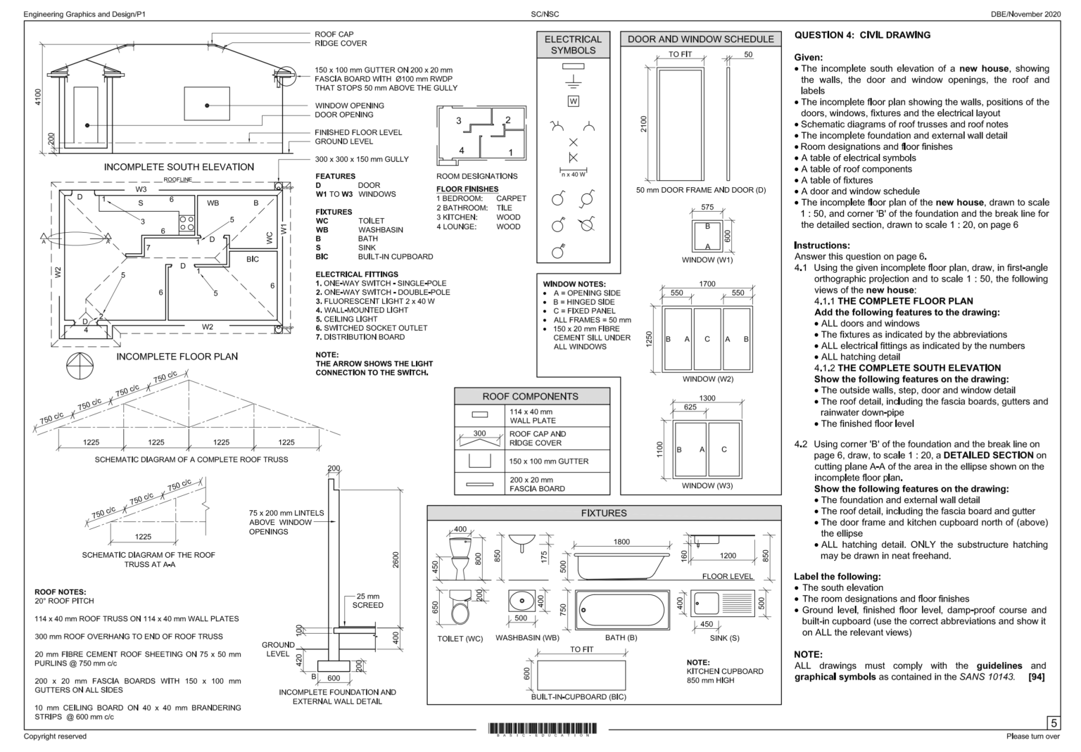 Grade 12 Engineering Graphics And Design Past Paper