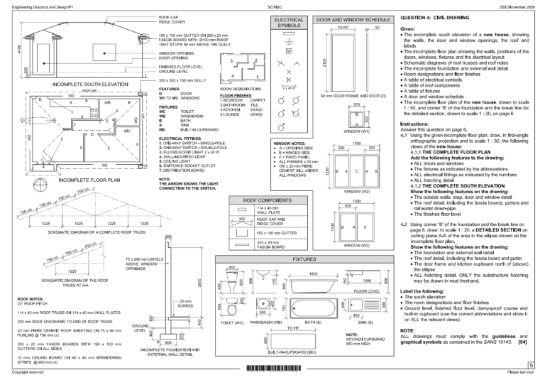Grade 12 Engineering Graphics And Design Past Paper
