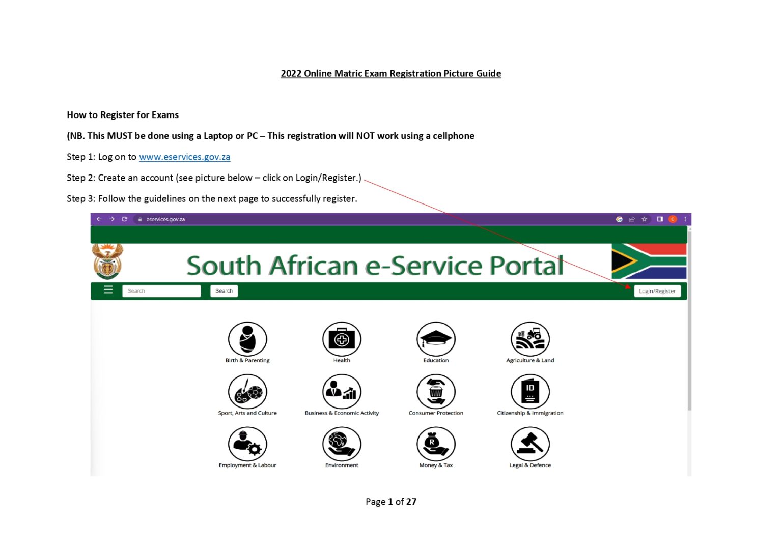 Adult Matric Exam Registrations